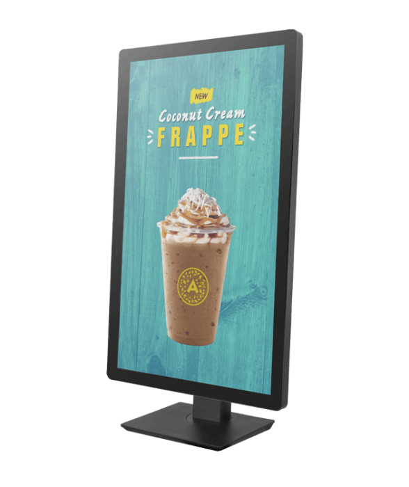 Digital Signage Monitor - Counter Top and Self-Standing