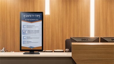 Digital Signage Monitor - Counter Top and Self-Standing