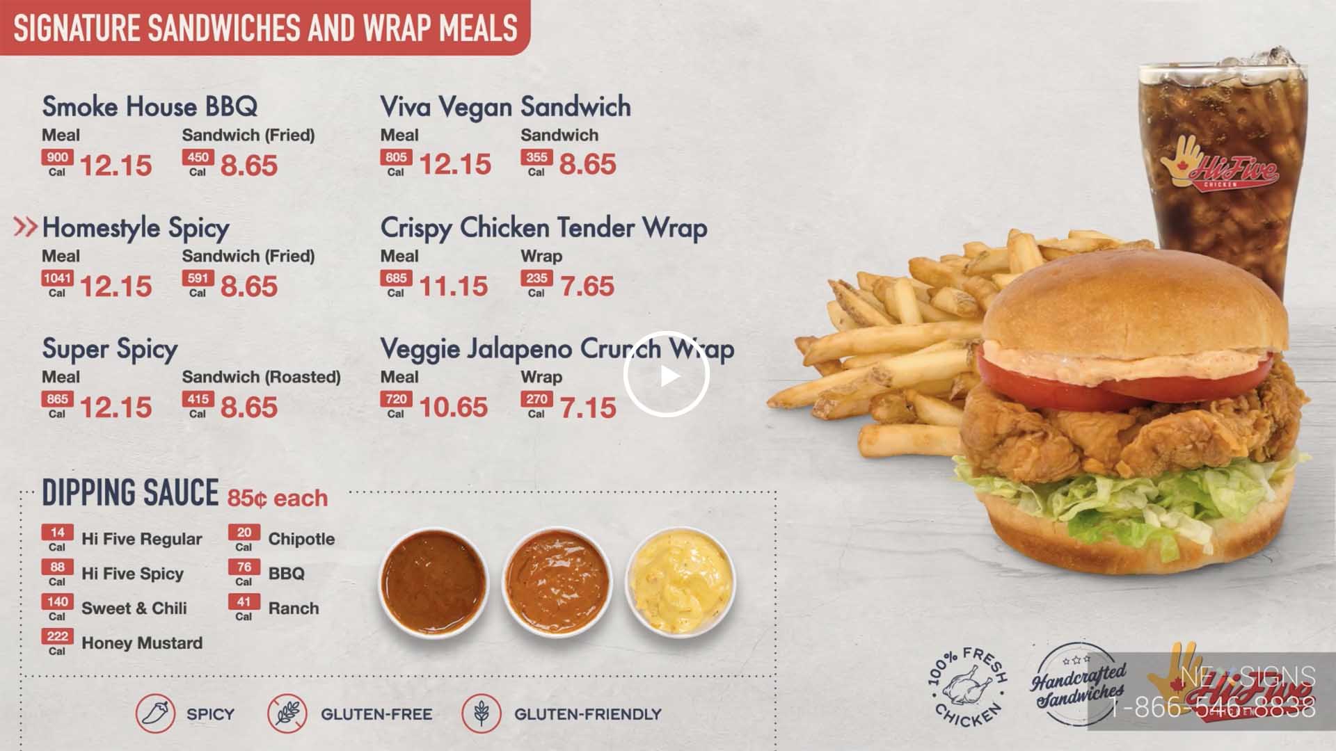 Digital Menu Board Design | NexSigns