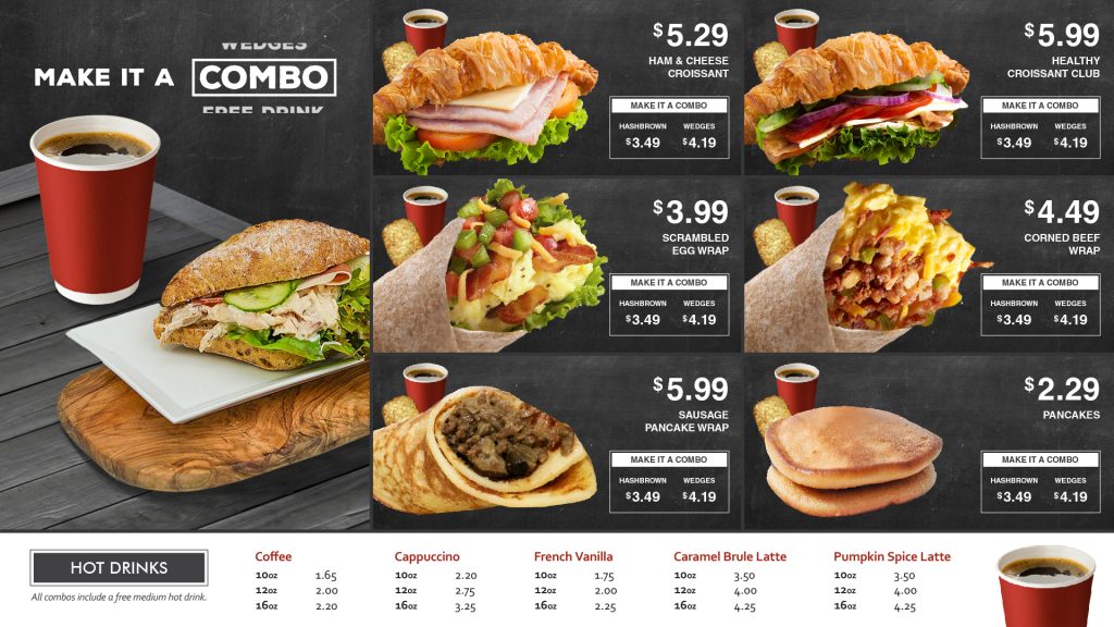 Digital Menu Screens for TVs| Digital Signage - NexSigns