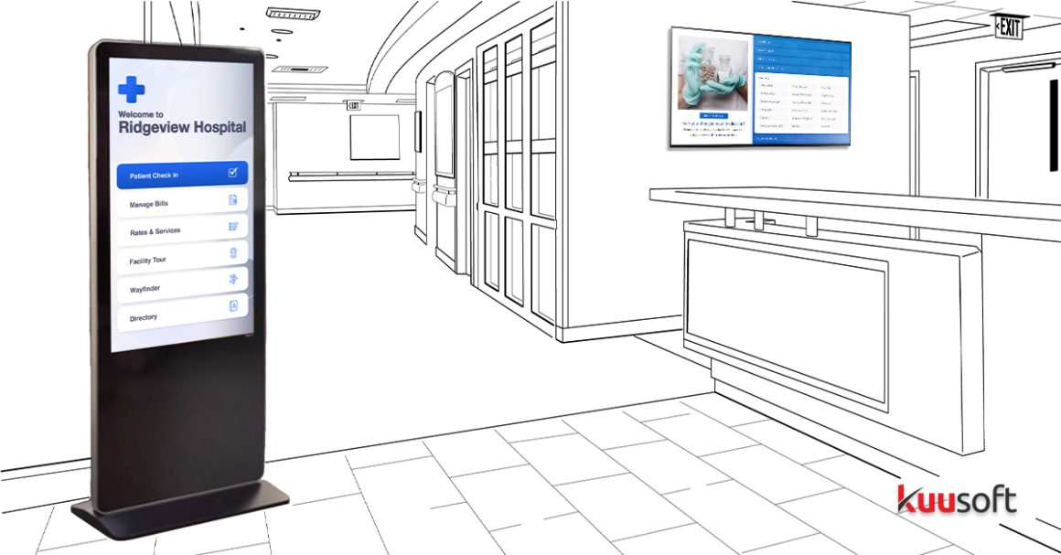 Reliable Digital Signage for Hospitals: 6 Ways to Use it