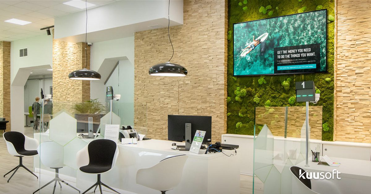 The top benefits of using Digital Signage System in Banking