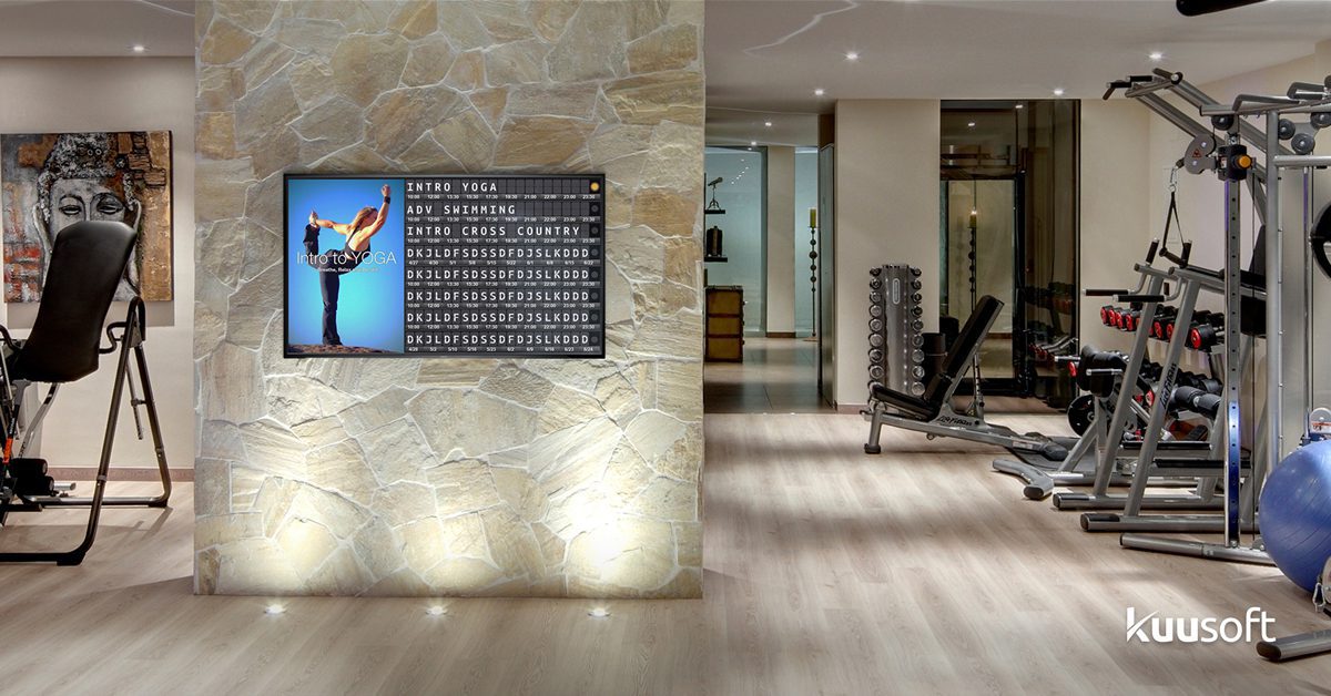 How to use Digital Signage for Gym: 3 Effective Tips