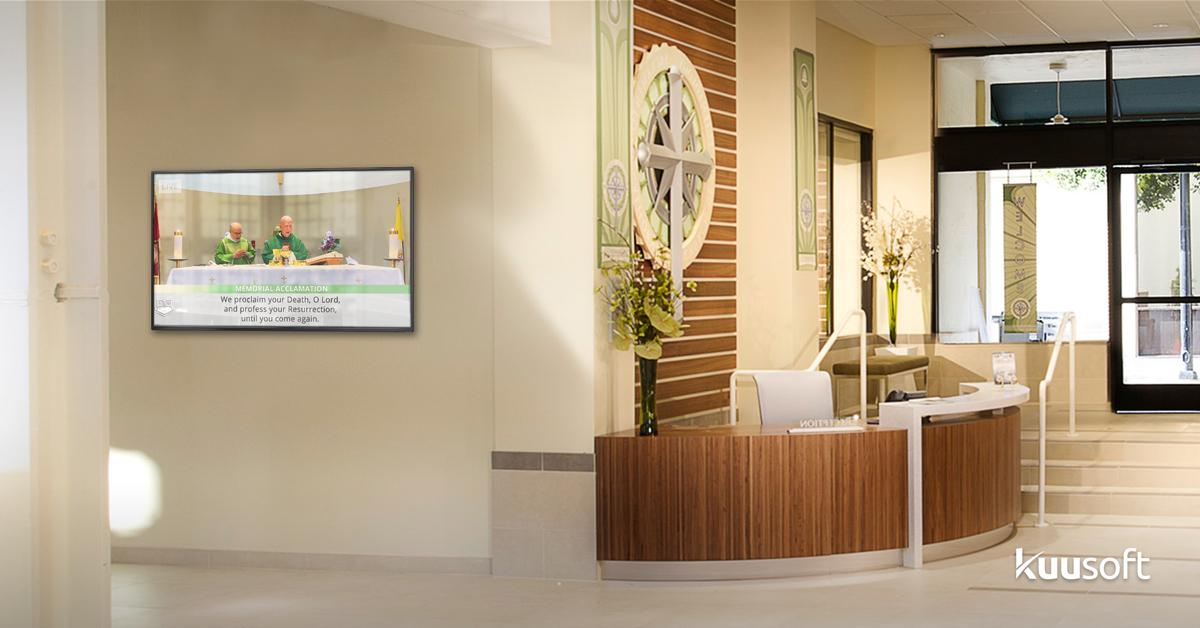 Top 10 Uses of Digital Signage Solutions for Churches