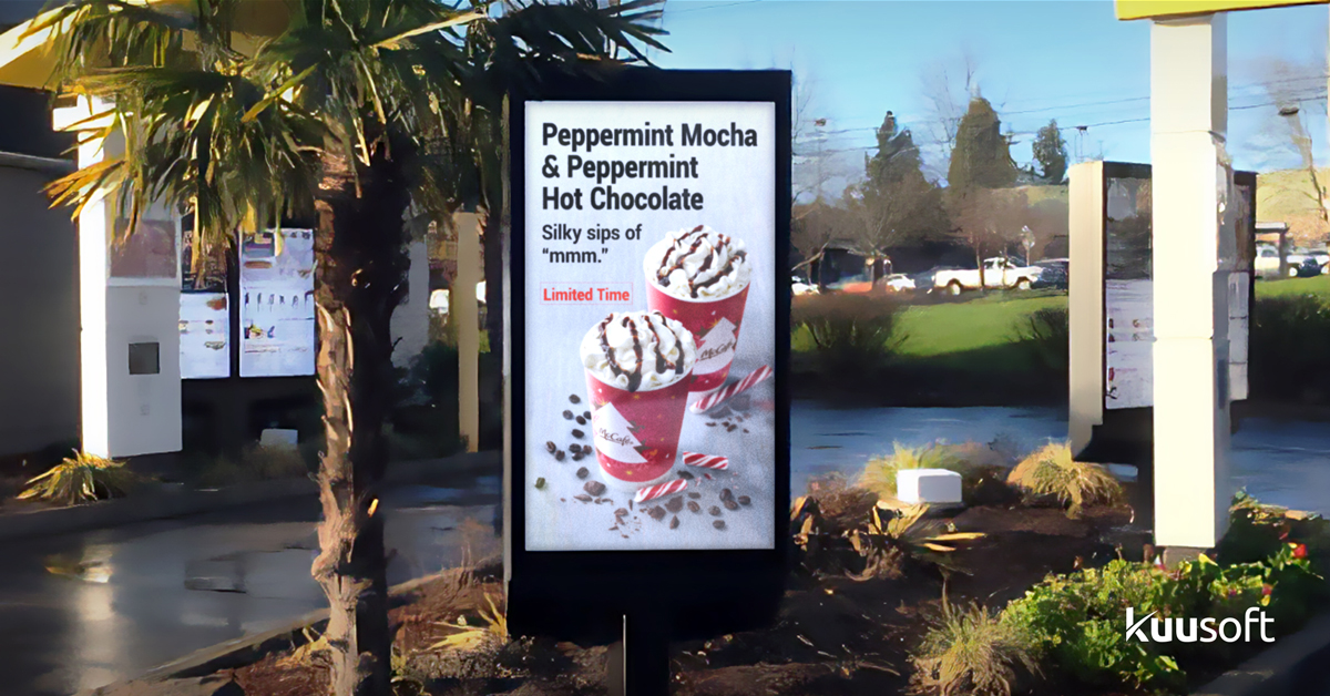 7 Ways of using Drive Thru Digital Signage Menu Boards for QSR