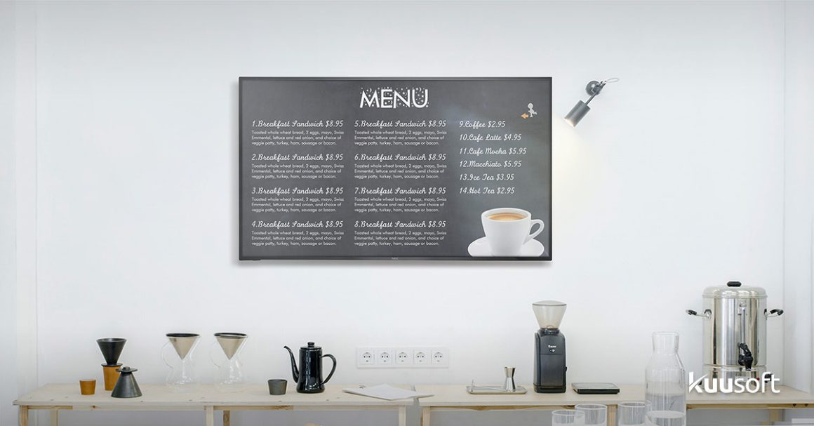 Digital Menu Board for Coffee Shop: 10 Ideas You Must Know